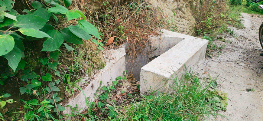 Construcción de drenaje transversal Caserío Los Ramos, aldea El Chucte ...