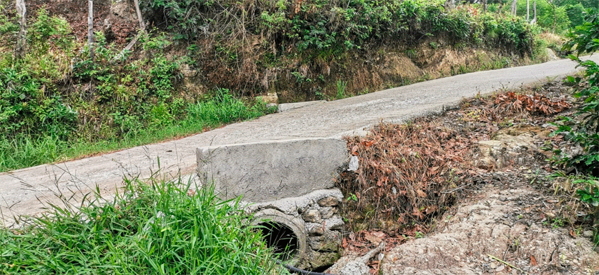 Construcción de drenaje transversal Caserío Los Ramos, aldea El Chucte ...