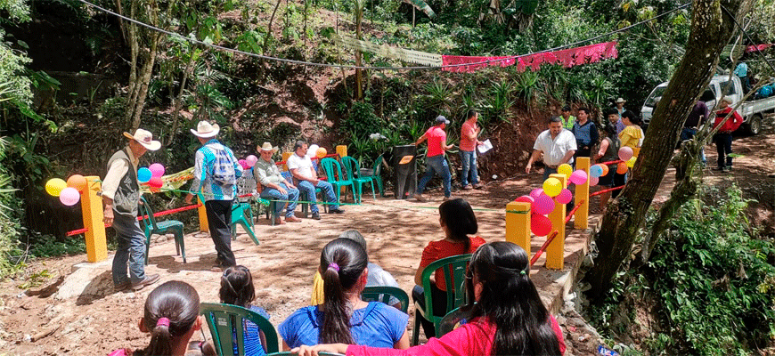Inauguración de Puente Vehicular en caserío Chucte Los Ramos ...