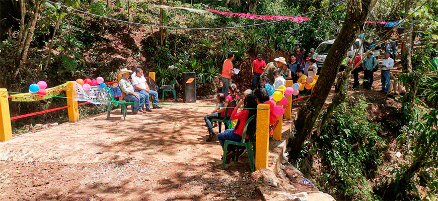 Inauguración de Puente Vehicular en caserío Chucte Los Ramos ...