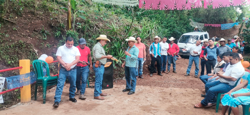 Inauguración de Puente Vehicular en caserío Chucte Los Ramos ...