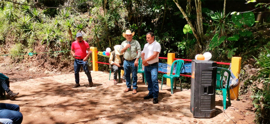Inauguración de Puente Vehicular en caserío Chucte Los Ramos ...