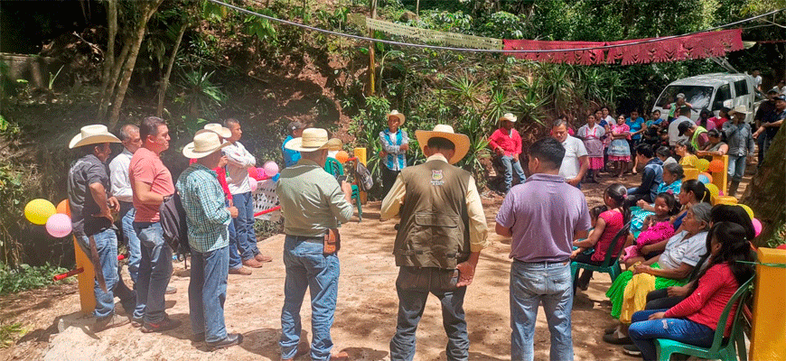 Inauguración de Puente Vehicular en caserío Chucte Los Ramos ...