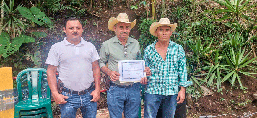 Inauguración de Puente Vehicular en caserío Chucte Los Ramos ...